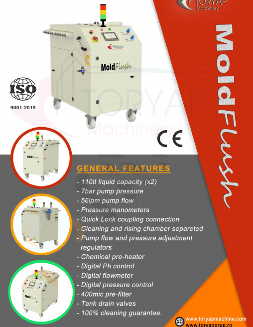 Mold and Heat Exchangers Flushing / Cleaning Machine - toryapmachine.com